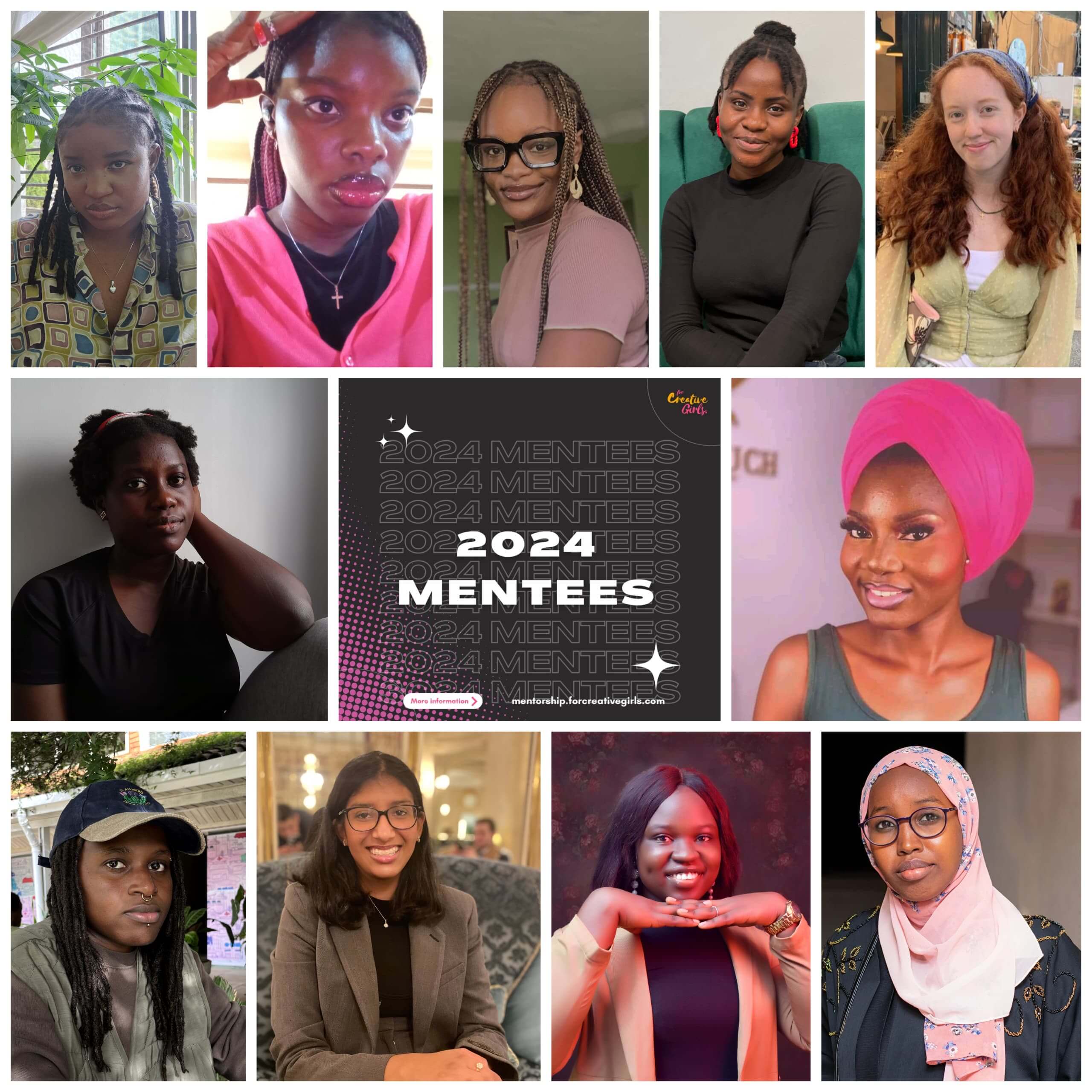 FCG Mentee Selection for 2024 Mentorship Program - For Creative Girls